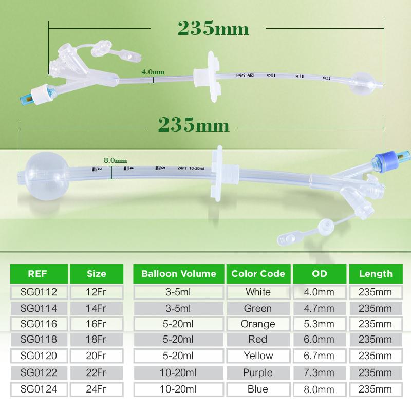 Califed Silicone Gastrostomy Tube Multi Functional Connector X-Ray ...