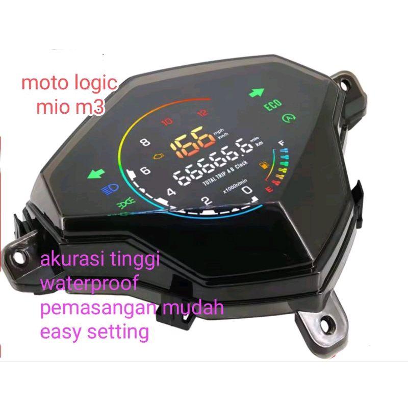 speedometer mio m3 digital rainbow style thailand - Shop | Tokopedia