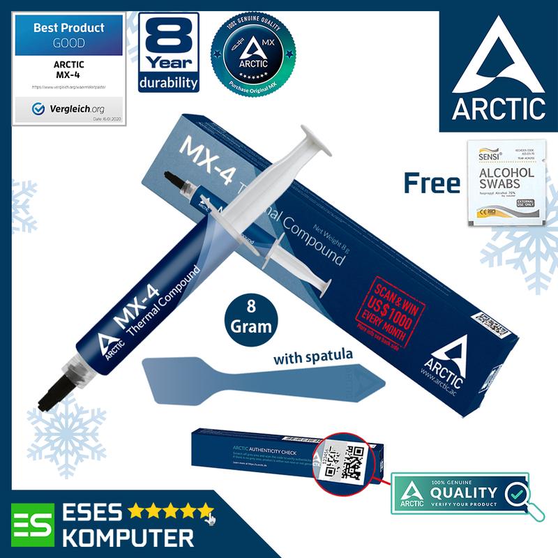 Thermal Paste ARCTIC MX-4 (8 Gram) - MX4 HIGHEST Performance - Shop | Tokopedia