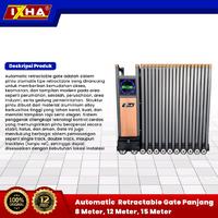 Promo Pagar Geser Otomatis Aluminium Alloy Automatic Rectractable gate ...