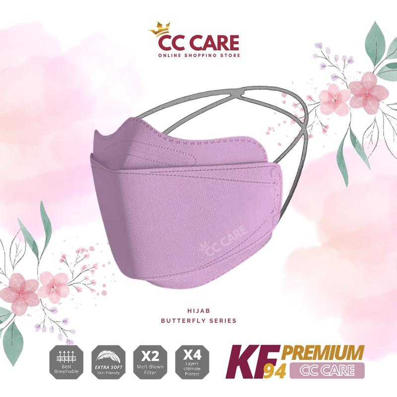 Hijab Face Mask KF 94 Headloop Earloop 3D Face Mask CC CARE 10Pcs ...