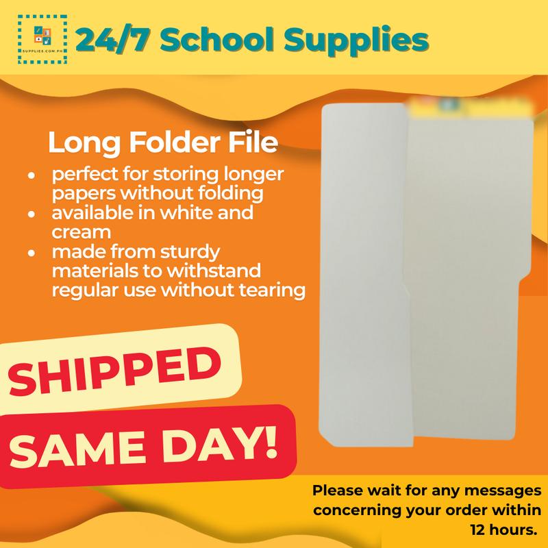 White And Cream Folder Long File folders - TikTok Shop Philippines