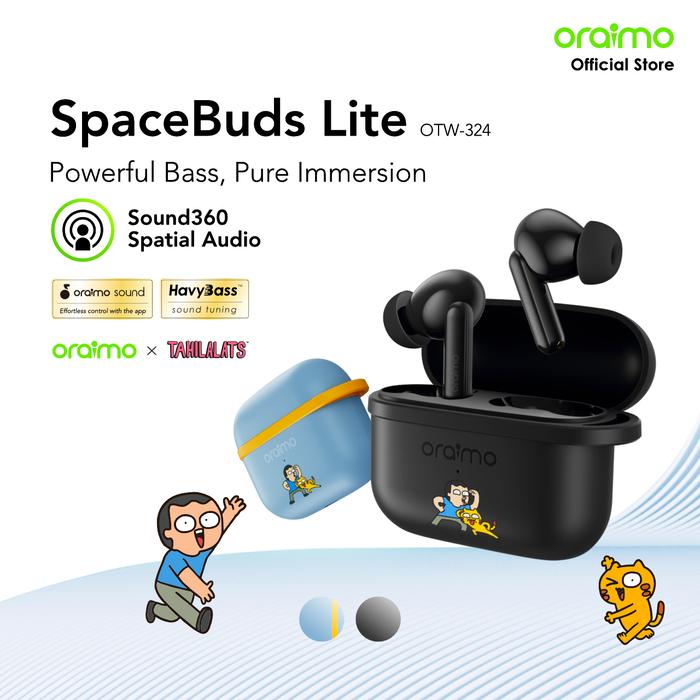 Promo Oraimo x Tahilalats TWS Bluetooth Spacebuds Lite OTW-324 True ...