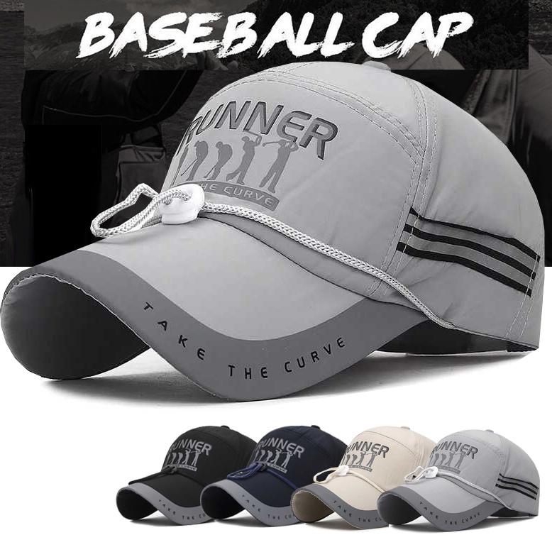 Topi Baseball Sport Pria Wanita Anti Air Runner Olahraga Golf Quick Dry ...