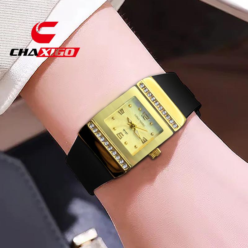 Jam Tangan Kuarza Wanita, Fesyen Klasik, Bentuk Persegi, Kalis - TikTok ...