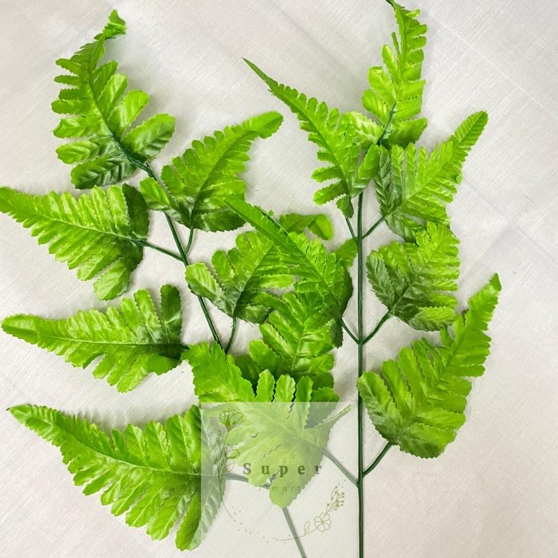 Artificial Fern Leaf Orchid Accessories Paku Pakis Hiasan Bunga ...