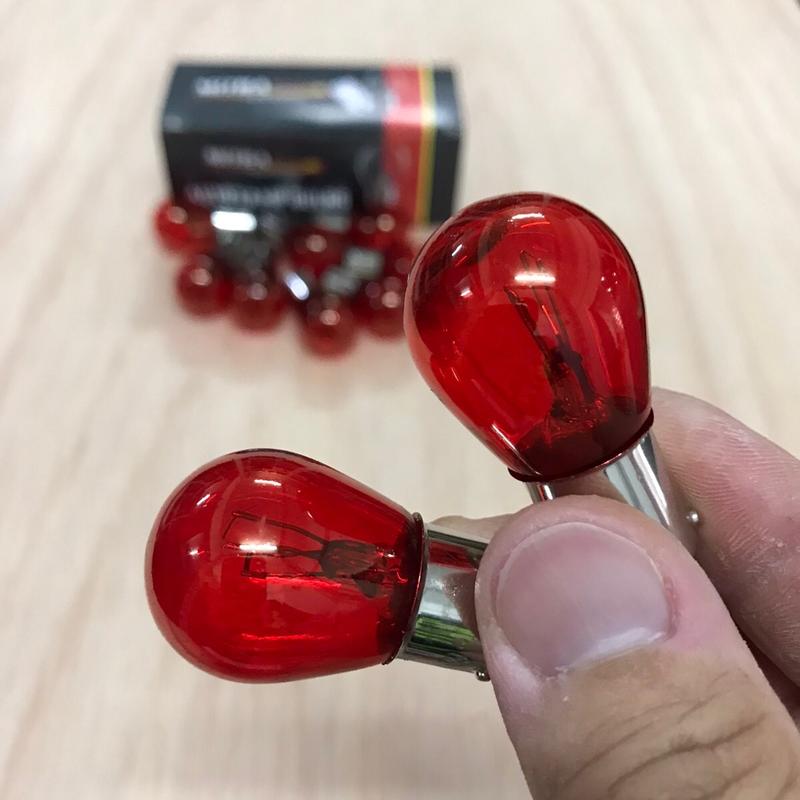 12V/21/8W TAIL LAMP BULB (RED) LAMPU BRAKE BELAKANG MERAH MENTOL EX5 ...