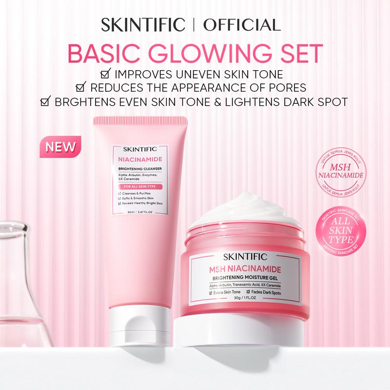 SKINTIFIC Basic Cleaning Glowing Combo-Soothes the skin and preserves ...