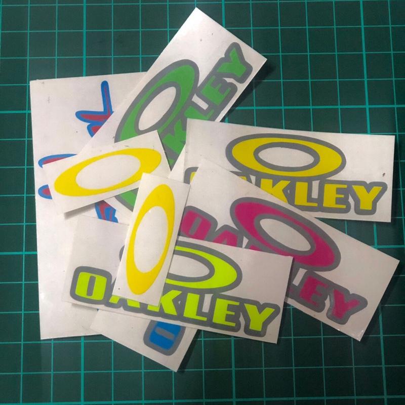 Sticker OAKLEY Jenis Cutting 8pcs 1 Pakej - Model Terbaru - TikTok Shop ...