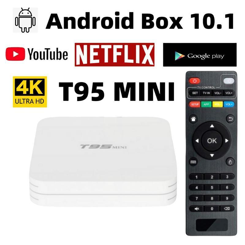 【Fast delivery】T95 mini 4K HD Android Box 10 Smart TV Box Quad Core ...