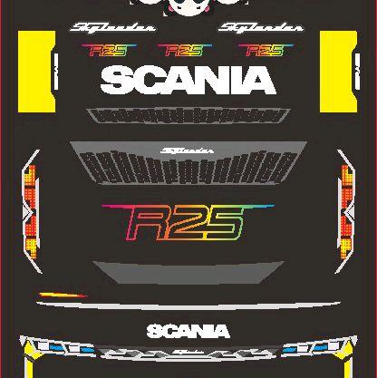 stiker headlamp skylander R25 untuk miniatur bus plastik - Shop | Tokopedia