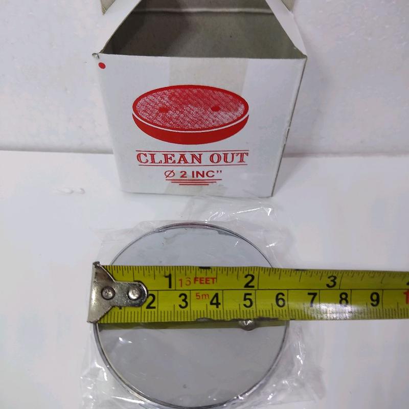 clean out/penutup/tutup septic tank sepiteng stainless 2"/in/inci/inch ...