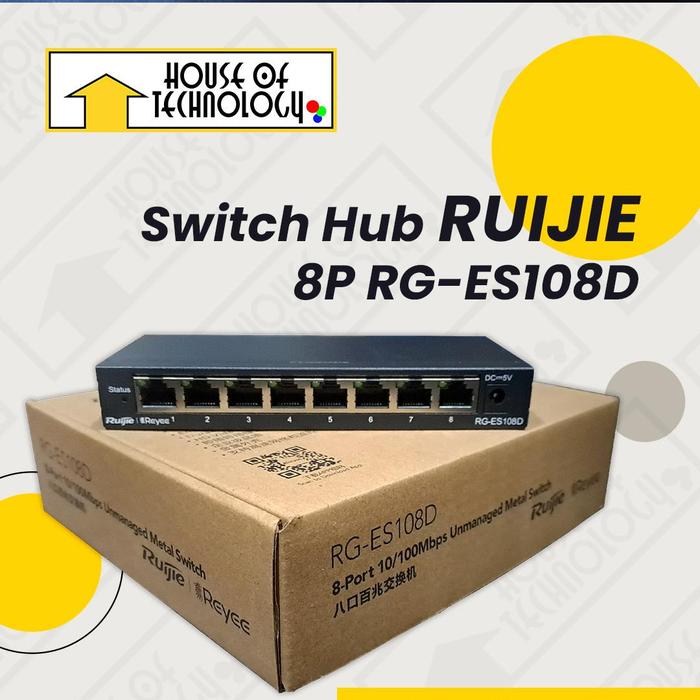 Jual SWITCH HUB RUIJIE RG-ES108D 8 PORT - Kab. Jember - HOUSE OF ...