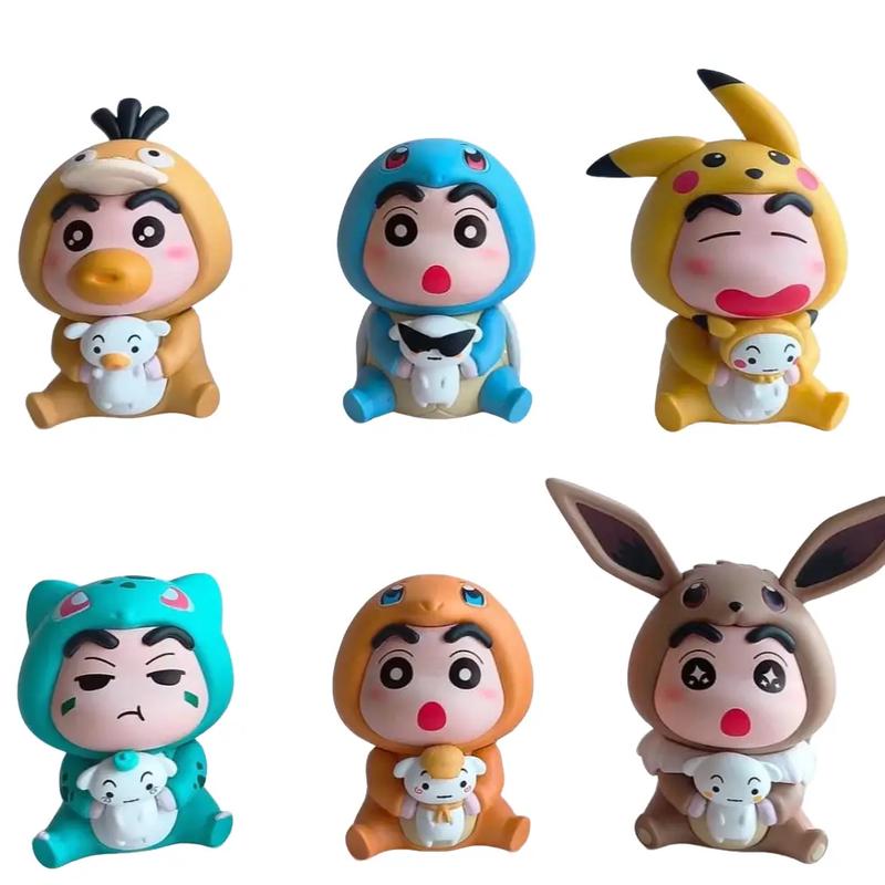 La Bi Xiao Xin Pokemon Figurine Set of 6 - TikTok Shop Singapore