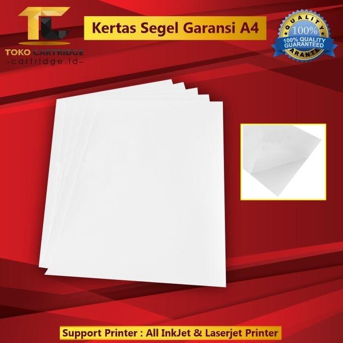 Kertas Segel Premium Sticker Garansi Stiker Pecah Telur Puti - Shop ...