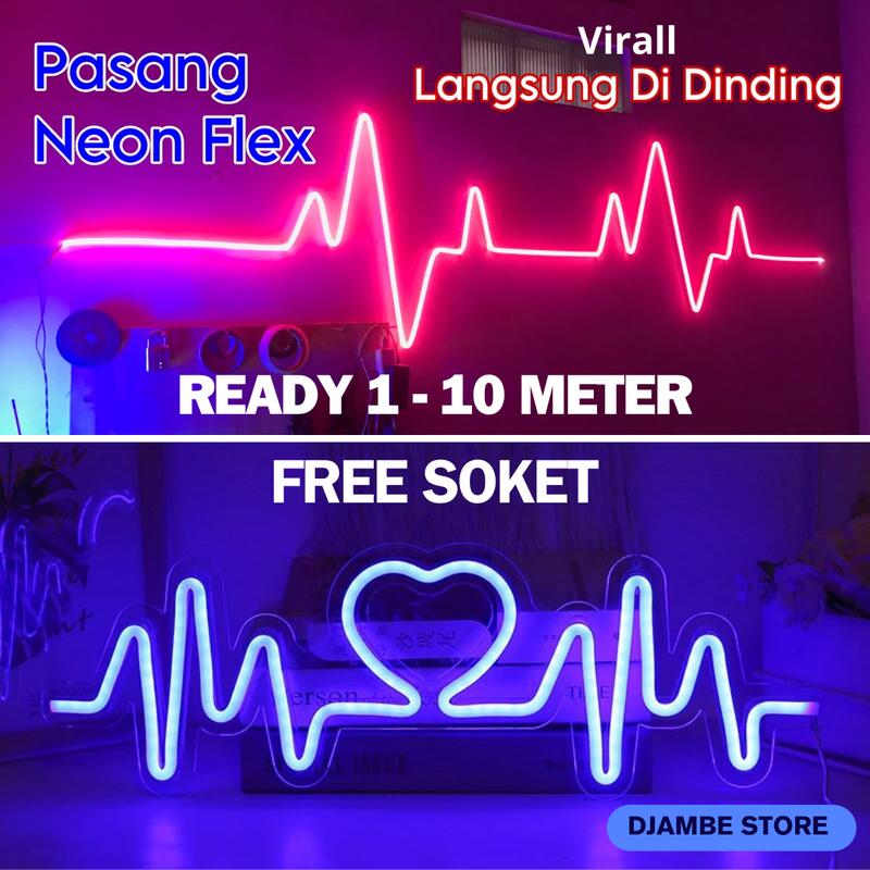 LAMPU NEON FLEX 10 METER HIAS LED KAMAR TIDUR TEMPEL DINDING - Shop ...