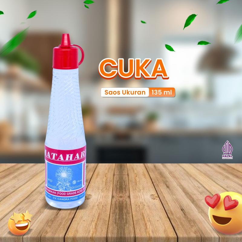Cuka , Vinegar , CAP BUNGA MATAHARI 135ML - Shop | Tokopedia