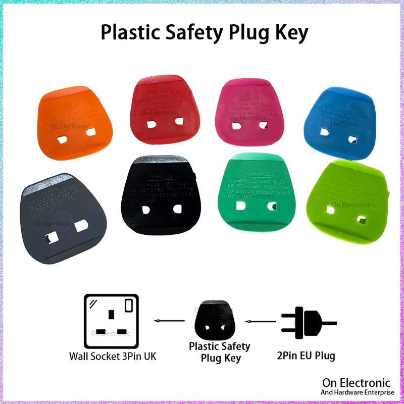 Plastic Safety Plug Key With Hole Socket 2 Pin Electrical Home - TikTok ...