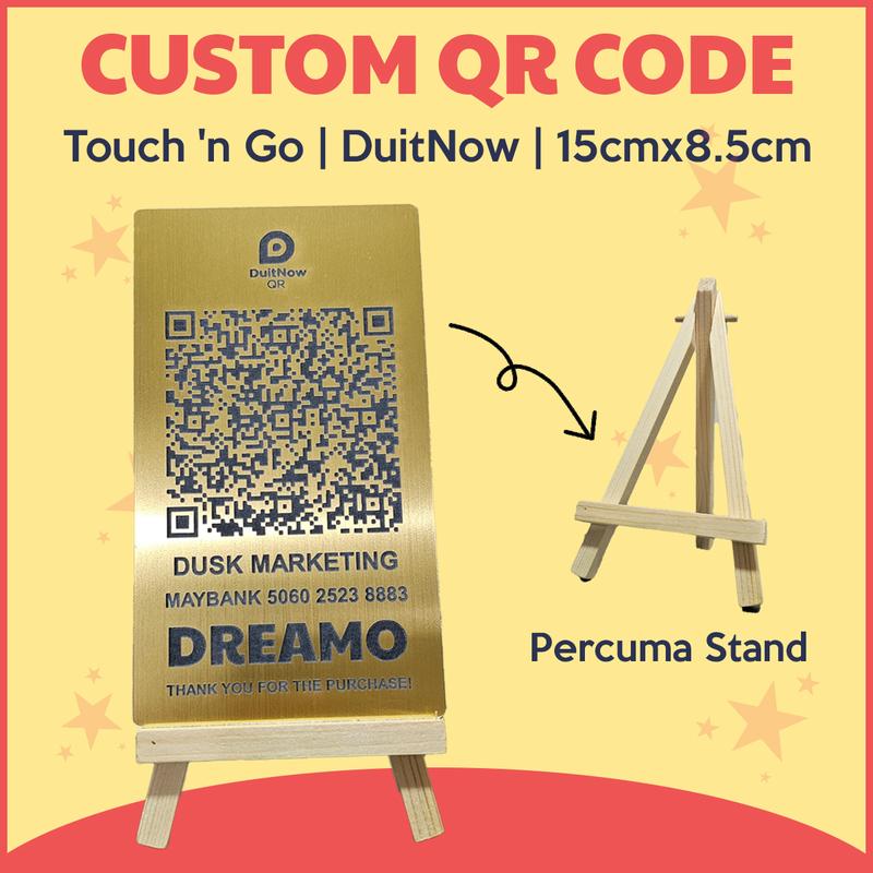 QR Code Custom Design Touch N Go Tng DuitNow Scan Pay MAE Ewallet - TikTok Shop Malaysia