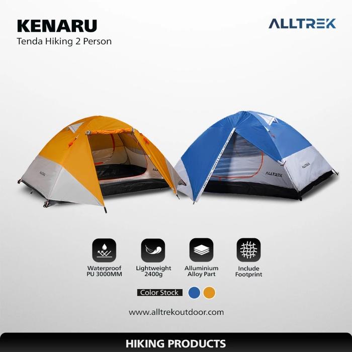Promo ALLTREK Tenda Hiking Ultralight KENARU 1-2 Person Double Layer ...