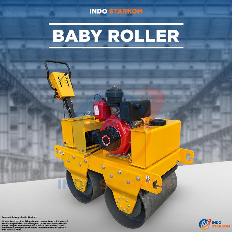 Mesin Baby Roller Double Drum 2.5 Ton Mesin Pemadat Aspal 2.5Ton - Shop ...