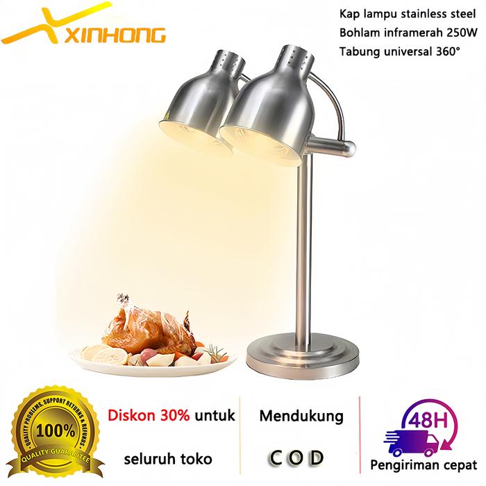 Promo Food Warmer Light Lampu Penghangat Makanan Stainless Steel Lampu ...