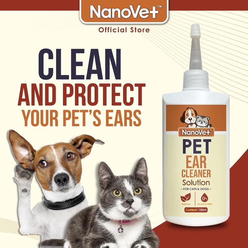 Nanovet Pet Ear Cleaner Solution for Cat and Dog (150ml) - TikTok Shop ...