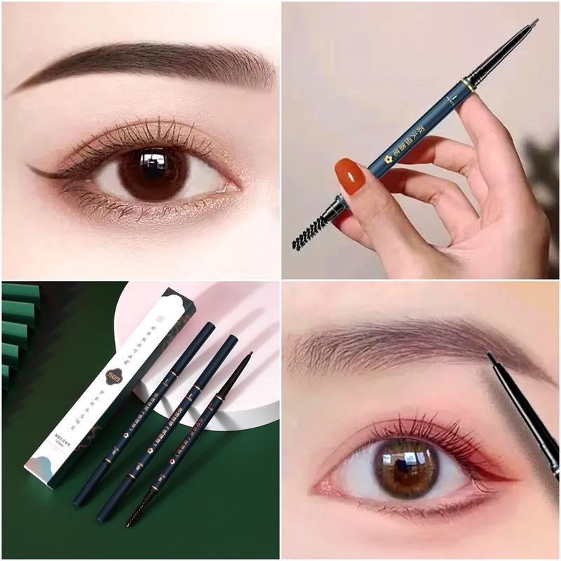 Green retro eyebrow pencil waterproof and sweat resistant eyebrow ...