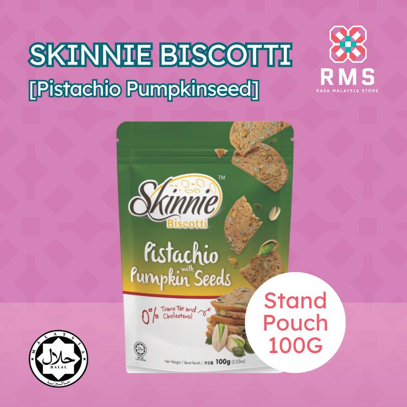 SKINNIE Biscotti: Pistachio w/ Pumpkin Seed 100G (Stand Pouch) - TikTok ...