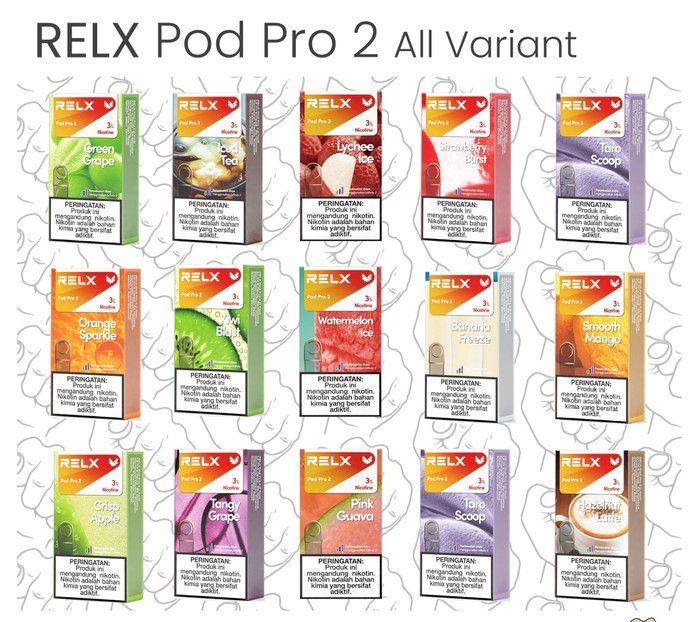Jual RELX POD pro 2 - Pod RELX ALL Flavour ( isi 1 ) - BLACK ICED TEA ...