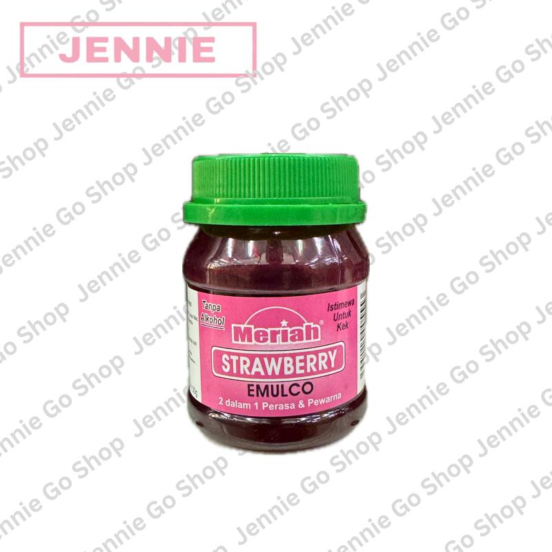 Meriah Strawberry Emulco Tanpa Alkohol 50g - TikTok Shop Malaysia