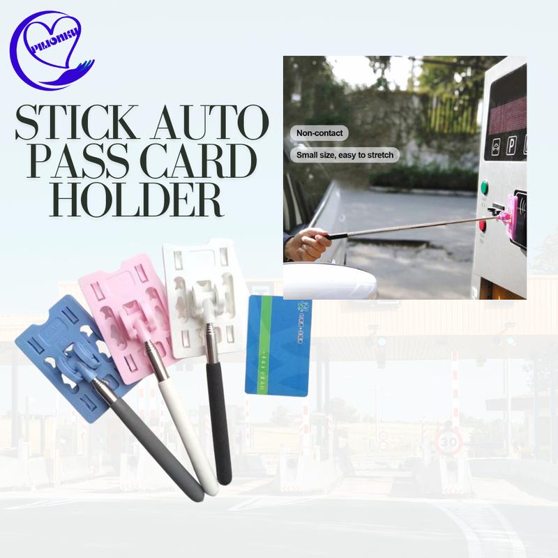 Extendable Card Toll Viral Stick Auto Pass Card Holder Security ...