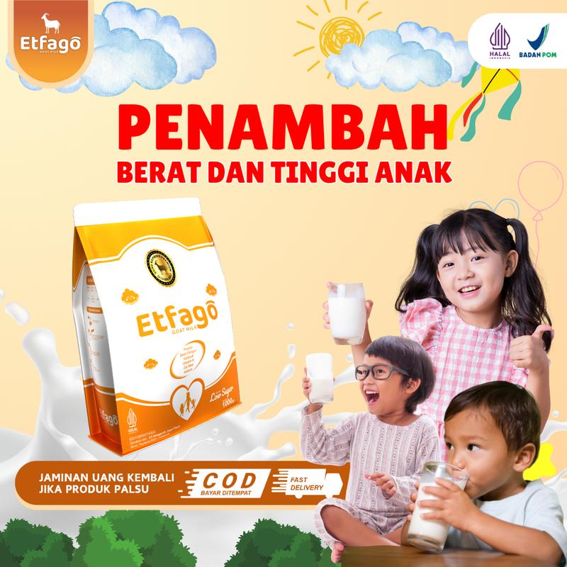 Susu Kambing Saneen Bubuk Premium Etfago Low Sugar / Rendah Gula - Shop ...