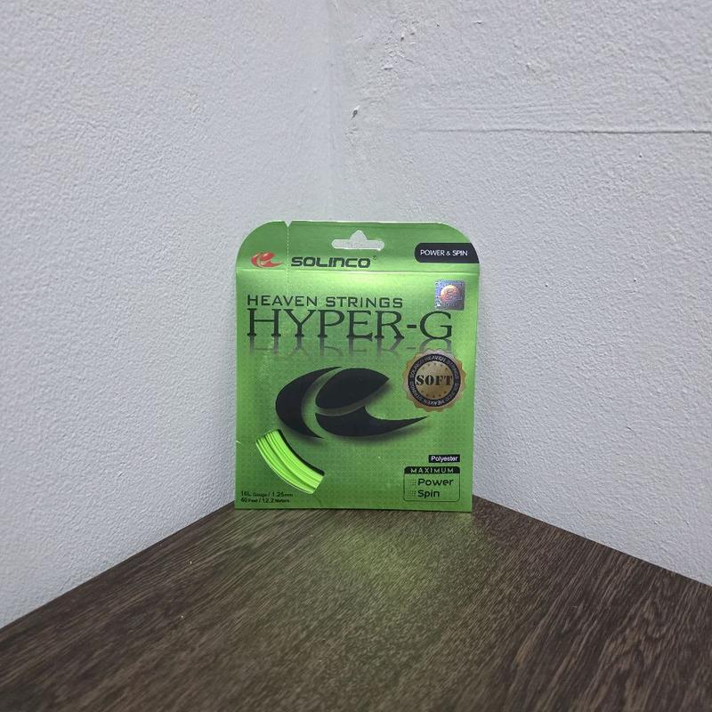 SENAR TENIS SOLINCO HYPER-G SOFT 16G (POWER&SPIN) - Shop | Tokopedia