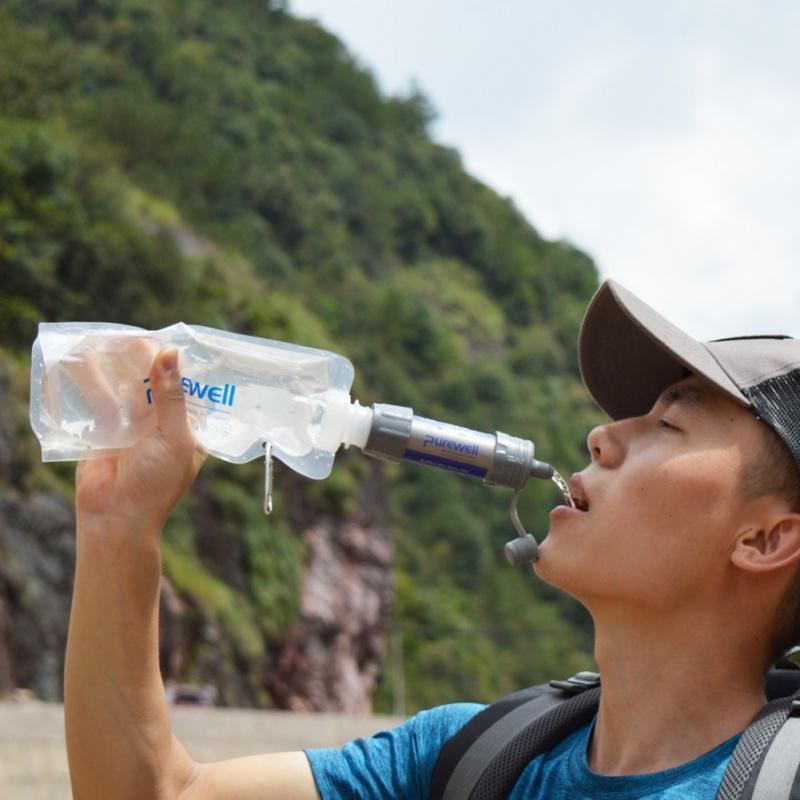 Outdoor Survival Water Filter Water Straw Water Micro Filter - TikTok ...