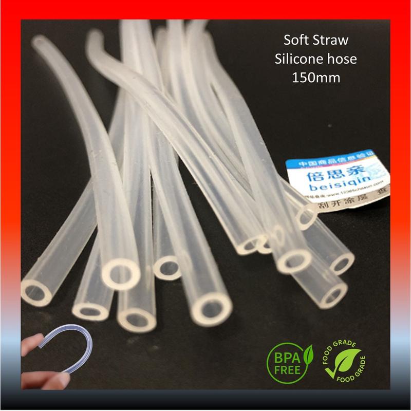 145~150mm Length Soft Silicone Straw Hose For Drinking Bottl - TikTok ...
