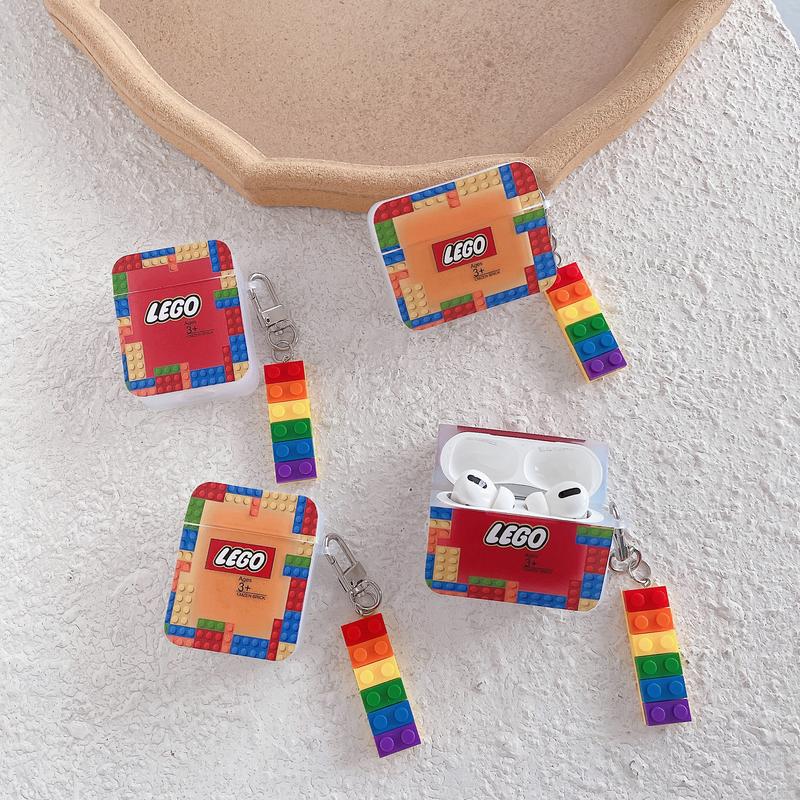 Blok binaan persegi LEGO merah dan kuning untuk AirPods 1 / - TikTok ...