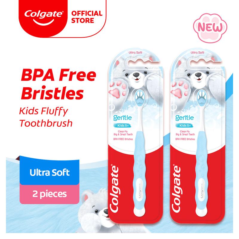COLGATE Gentle Kids Fluffy Paw Toothbrush 1s [Bundle of 2] - TikTok ...