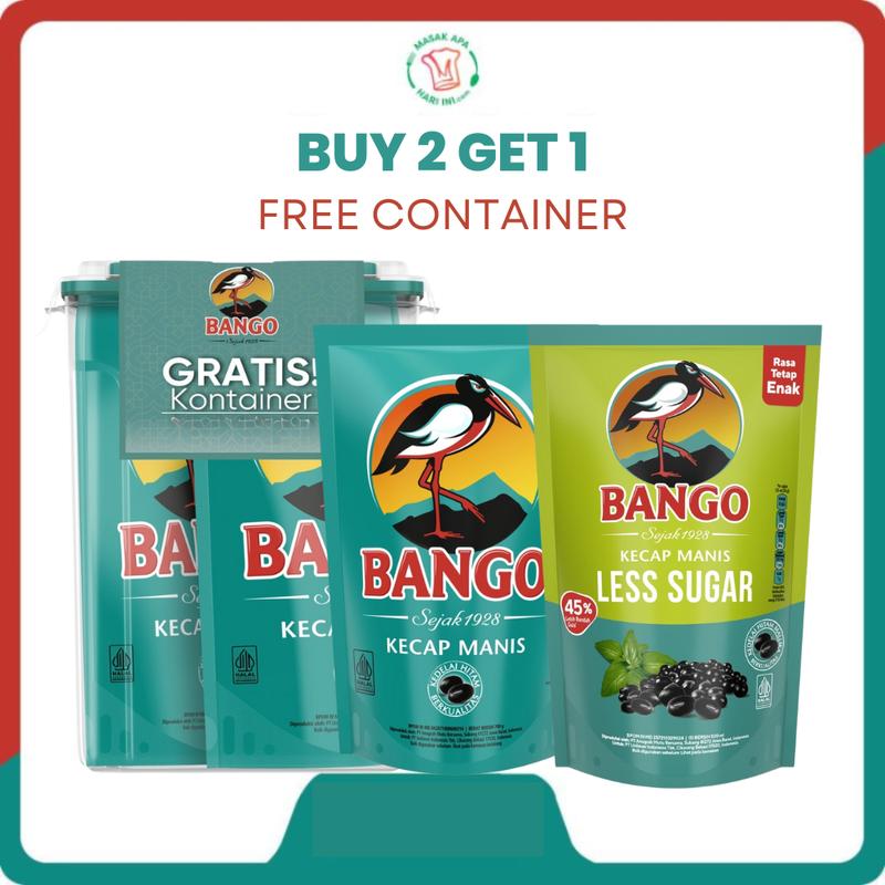 [Buy 2 Free Container] Bango Less Sugar Kecap Rendah Gula 520ml - Shop ...