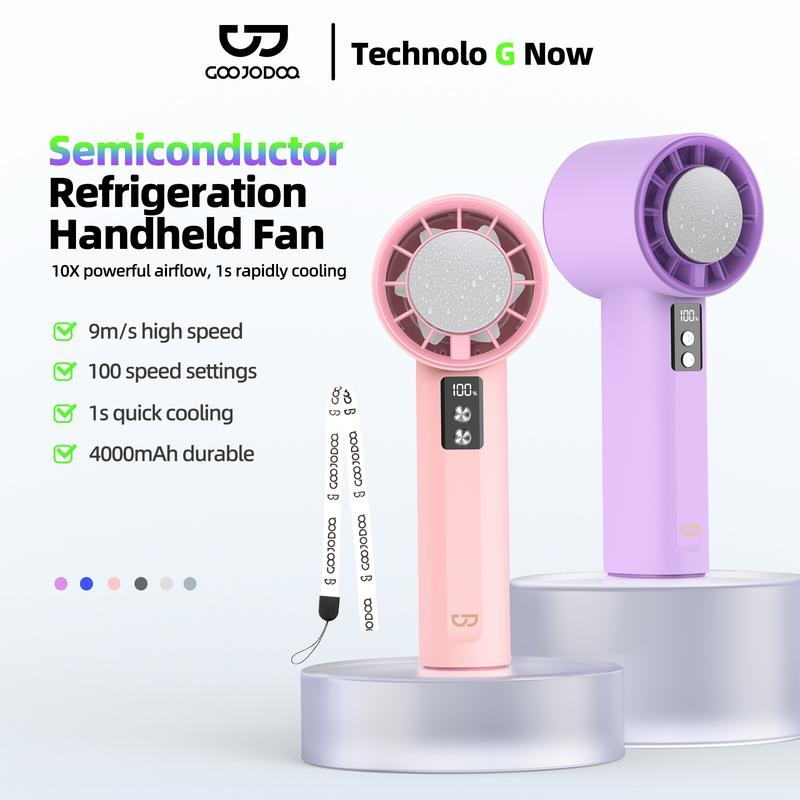 GOOJODOQ GFS006 Cooling Portable Handheld Fan | 4000mAh with - TikTok ...