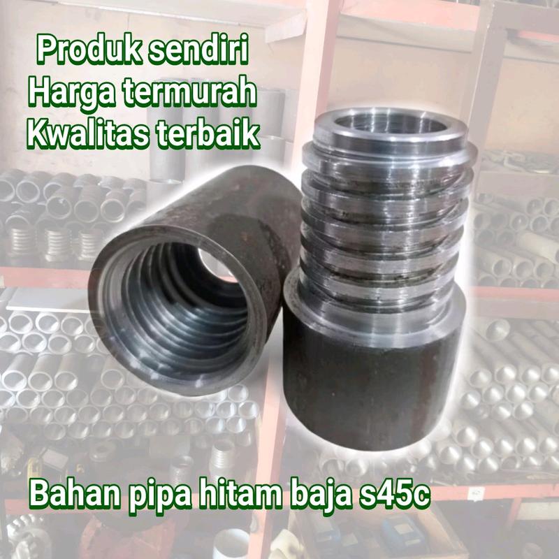 soket bor sumur 1 1/2 inc drat kasar bahan baja s45c - Shop | Tokopedia