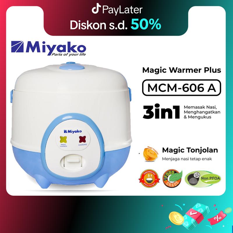 MIYAKO MAGIC WARMER PLUS MCM-606 A Kapasitas 0,6L ,Garansi resmi - Shop ...