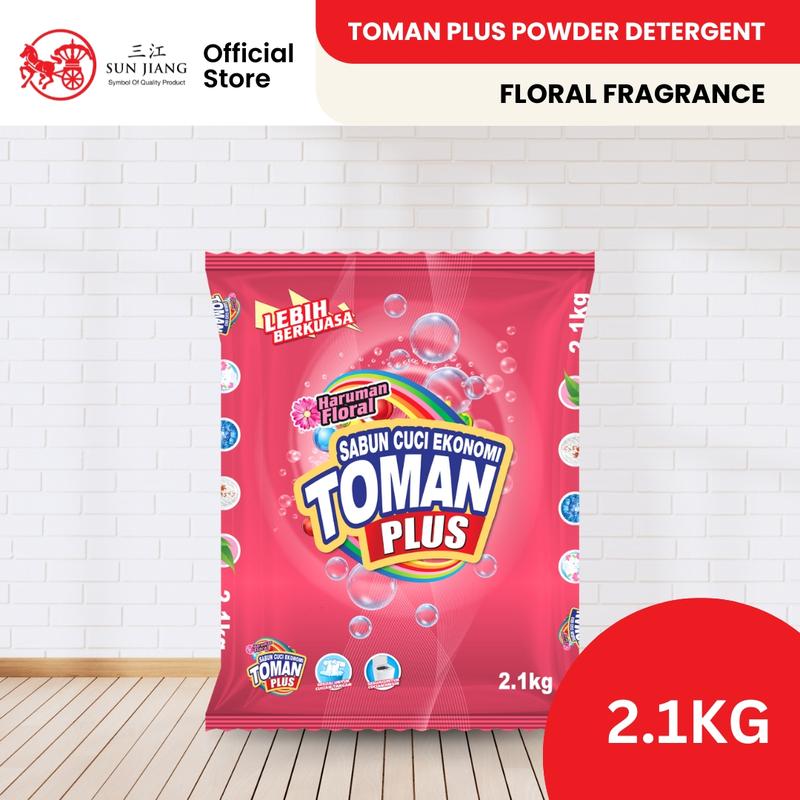 Toman Plus Laundry Powder Detergent (2.1kg) - TikTok Shop Malaysia