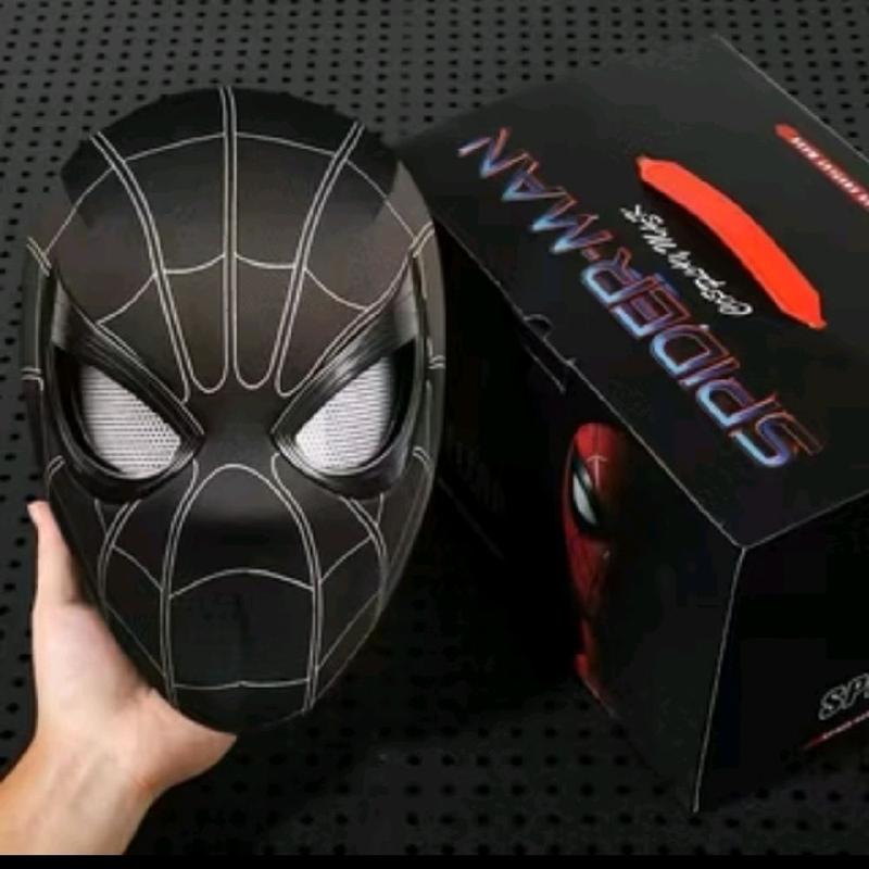 Topeng Mask Spiderman Merah Berkedip & Ultraman Sentuh Senso - Shop ...
