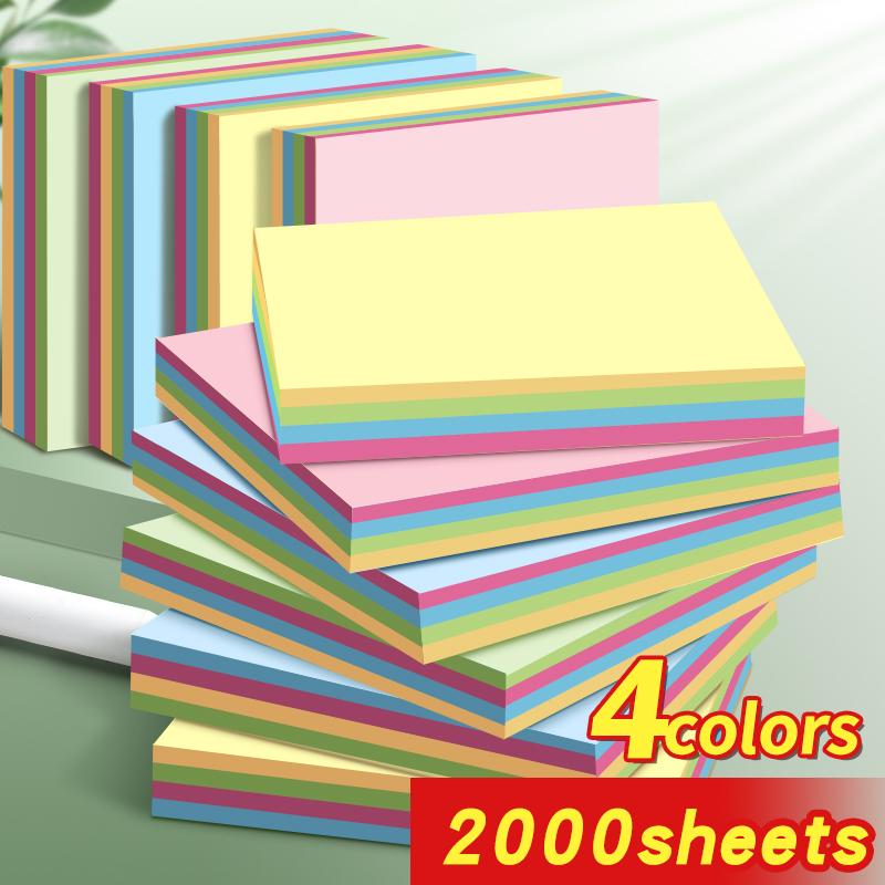 2000 sheets 4Colors/set sticky notes notepad school supplies/Giveaways ...
