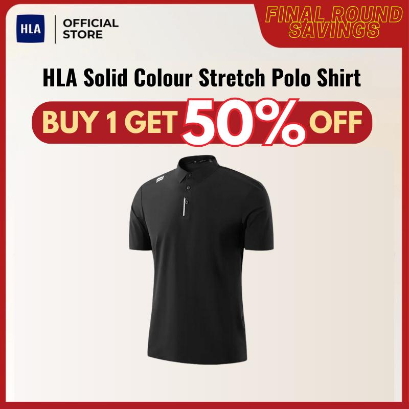 HLA Baju Polo Sukan Lengan Pendek Lelaki Siri Sportsday – Warna ...