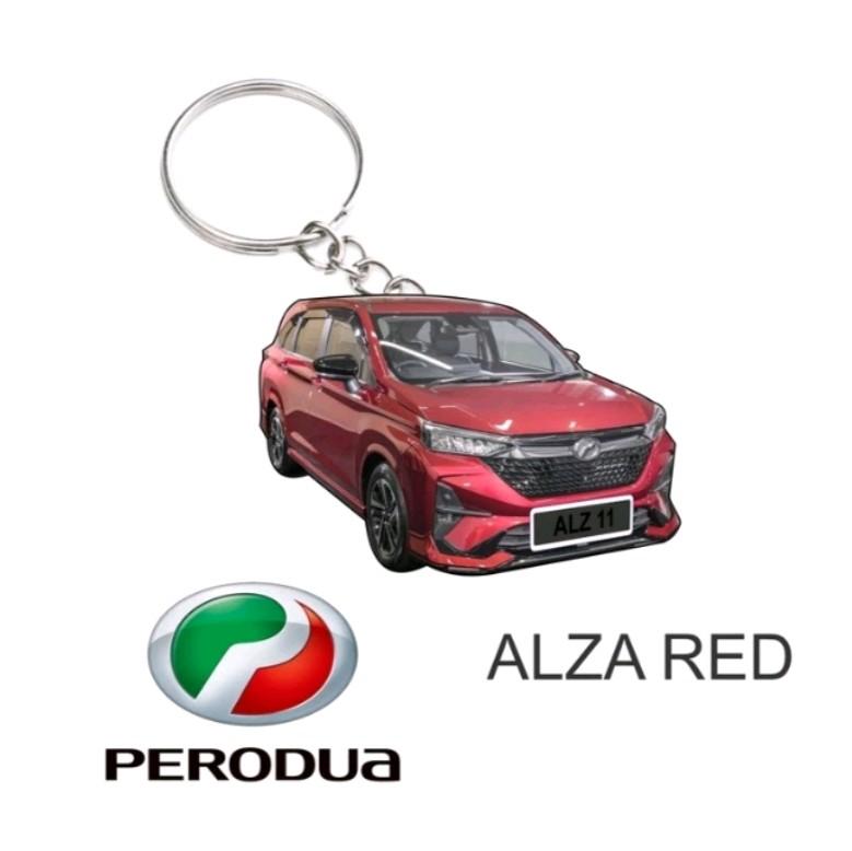perodua alza 2022 red keychain 2d d27a alza red - TikTok Shop Malaysia