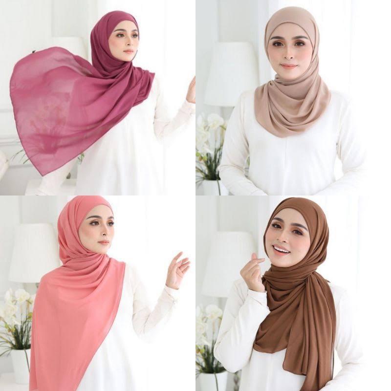 SHAWL INSTAN INNER BELLA 2in1 - TikTok Shop Malaysia