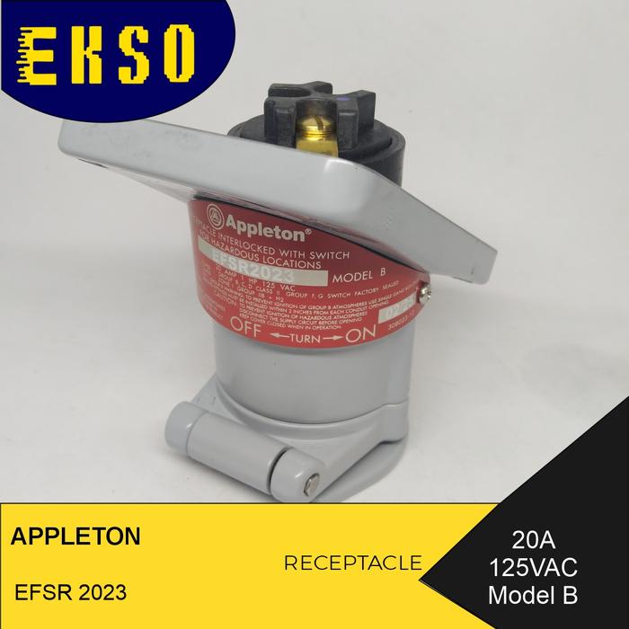 Jual Appleton Receptacle 125V 20A EFSR2023 EFSR 2023 - Jakarta Selatan ...