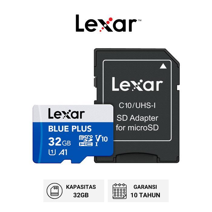 Promo Lexar Blue Plus A2 Micro SD Card 32Gb / 64Gb / 128Gb / 256Gb ...